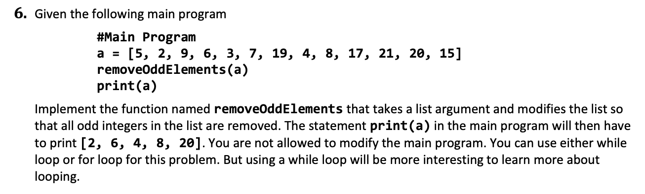 Solved Python Question This Is The Question And I Tried 