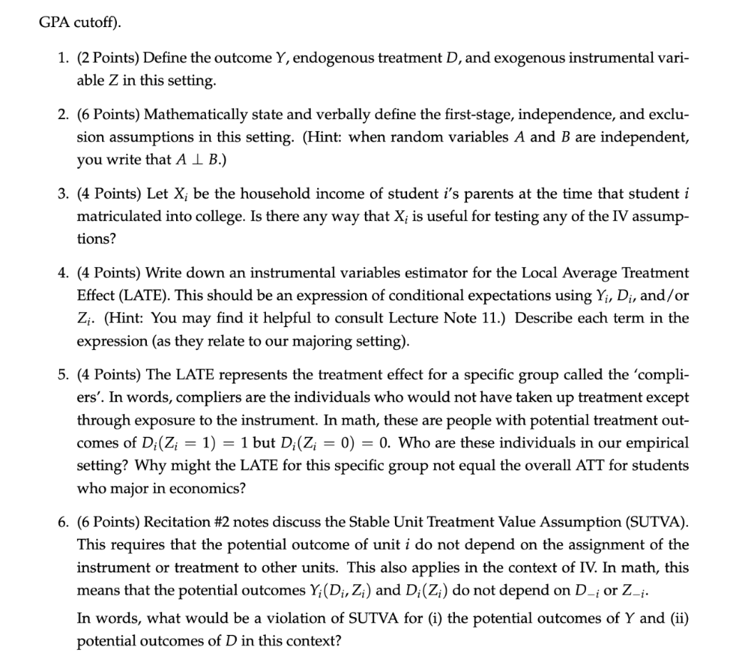 Recall the Bleemer and Mehta (2022) paper we | Chegg.com