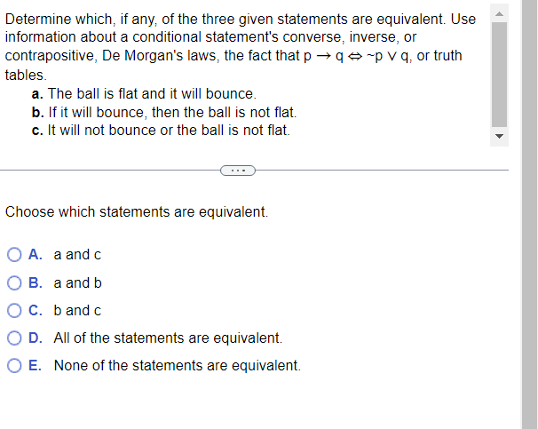 Solved Determine which, if any, of the three given | Chegg.com