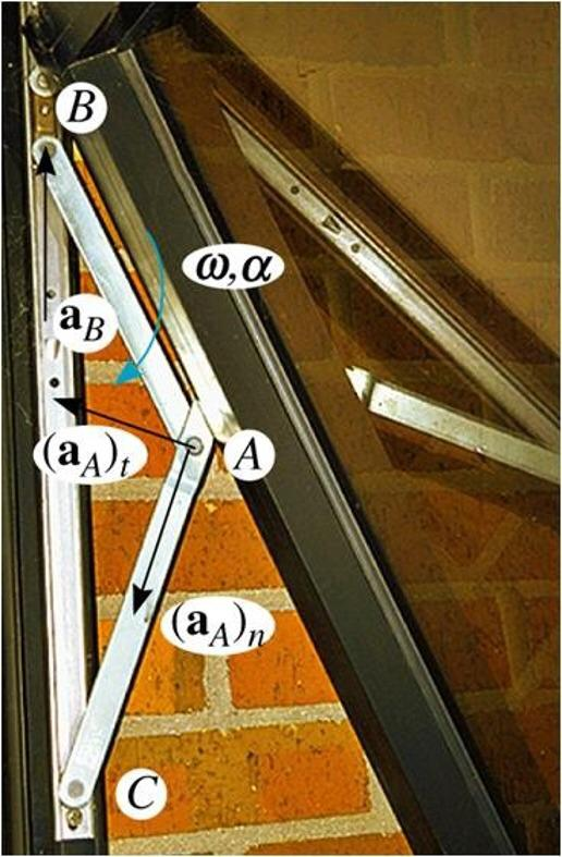 Solved (a) The mechanism for a window shown in Figure 1 has | Chegg.com