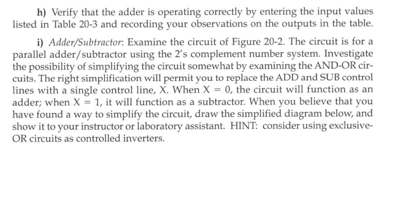 g) Install a 74LS283 A IC on the circuit board, and | Chegg.com