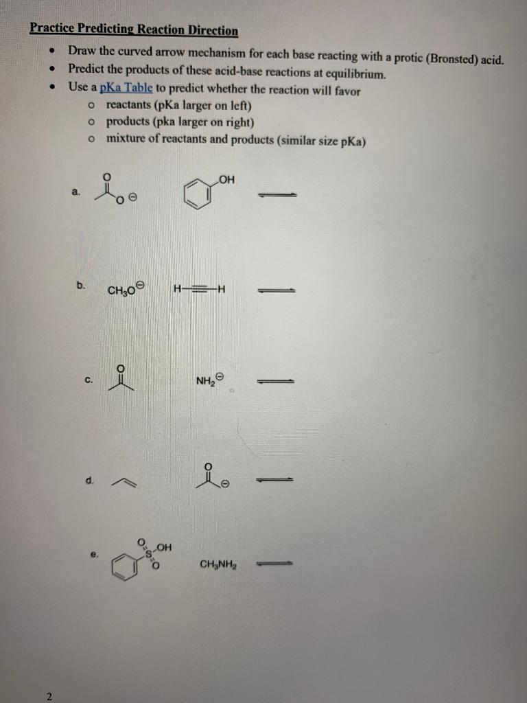 Solved Week 2 - Predicting Direction of AB Reactions | Chegg.com