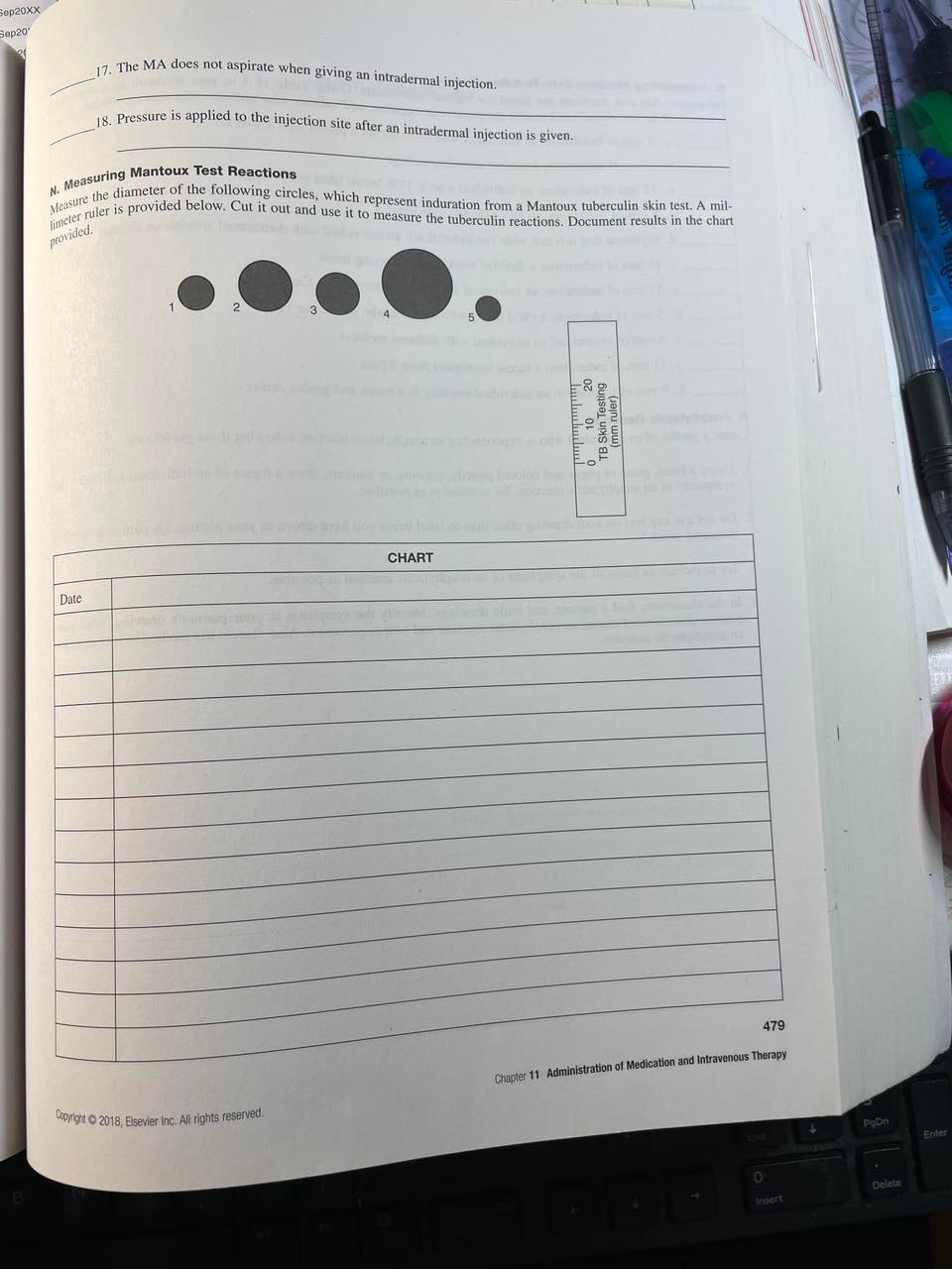 M. Preparing and Administering Parenteral Medication | Chegg.com