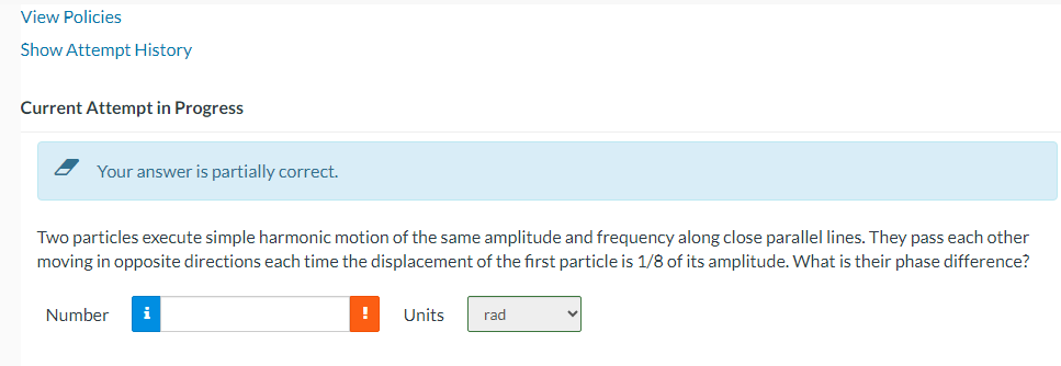 Solved Two particles execute simple harmonic motion of the | Chegg.com