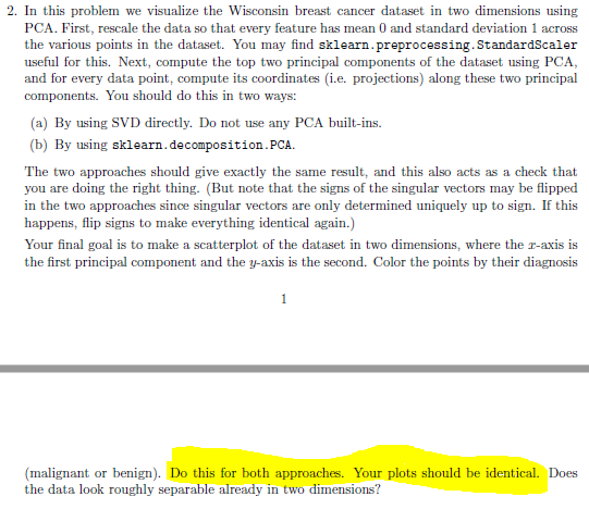 Solved #MachineLearning #PythonProgramming Please help. WILL | Chegg.com