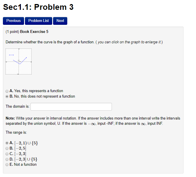 Solved Sec1.1: Problem 3 Previous Problem List Next (1 | Chegg.com Solved Sec1.1: Problem 3 Previous Problem List Next (1 | Chegg.com