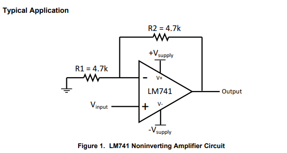 Solved: What Is The Schematic For A Non-inverting Amplifie... | Chegg.com