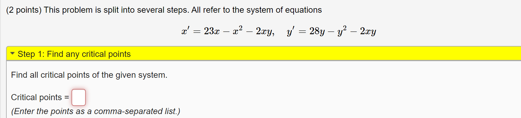 Solved (2 points) This problem is split into several steps. | Chegg.com
