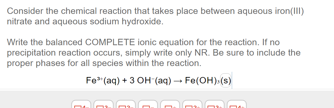 Solved Consider the chemical reaction that takes place | Chegg.com
