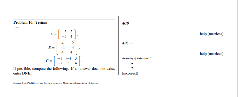Solved Problem 10. (2 | Chegg.com