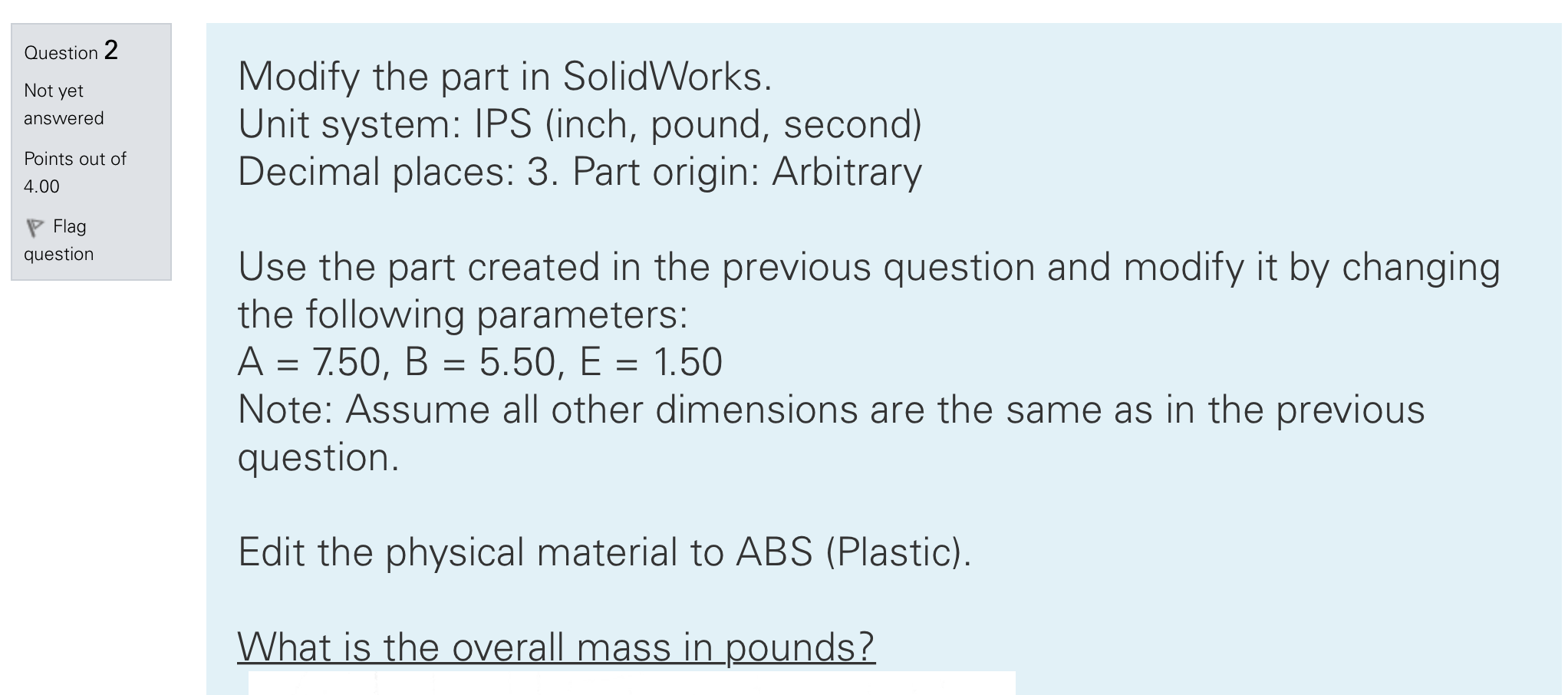 Solved Question 1 Nat yet answered Build the Retainer part | Chegg.com