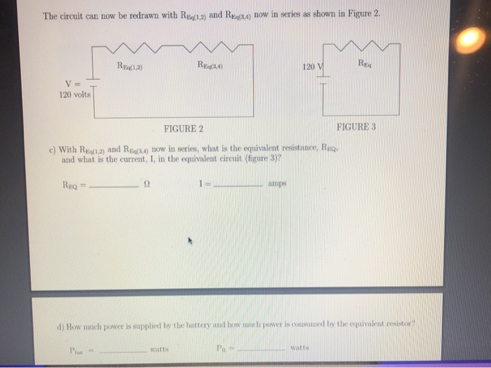 Solved Circuit Practice problem 1) A circuit is made with 4 | Chegg.com