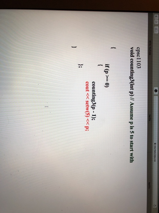 Solved 5) Trace the following program and show the output. | Chegg.com