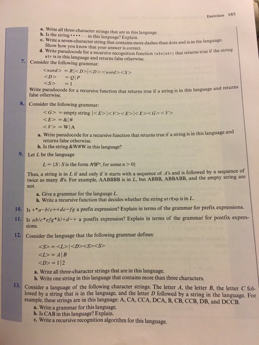 Solved Data abstraction & problem solving with C++ Exercises | Chegg.com