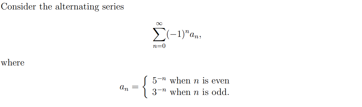 Solved Consider the alternating | Chegg.com