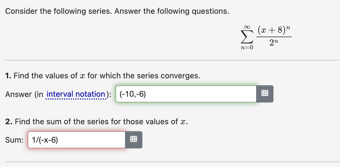 Solved Consider the following series. Answer the following | Chegg.com Solved Consider the following series. Answer the following | Chegg.com