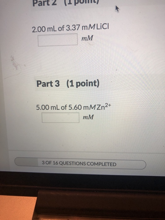 Solved 04 Question (3 points) Calculate the final | Chegg.com