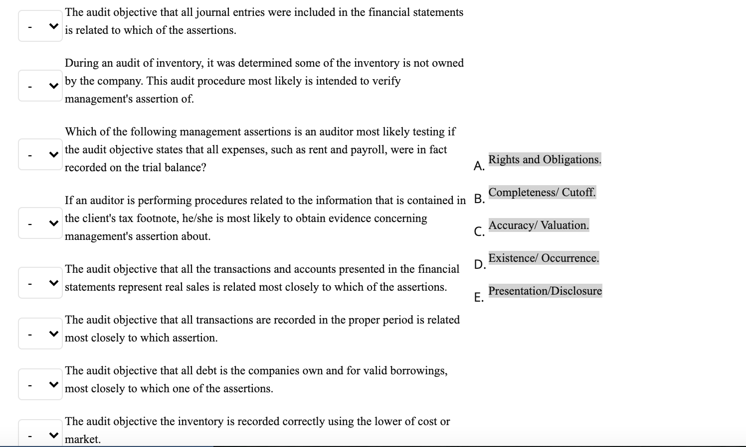 Solved The audit objective that all journal entries were | Chegg.com