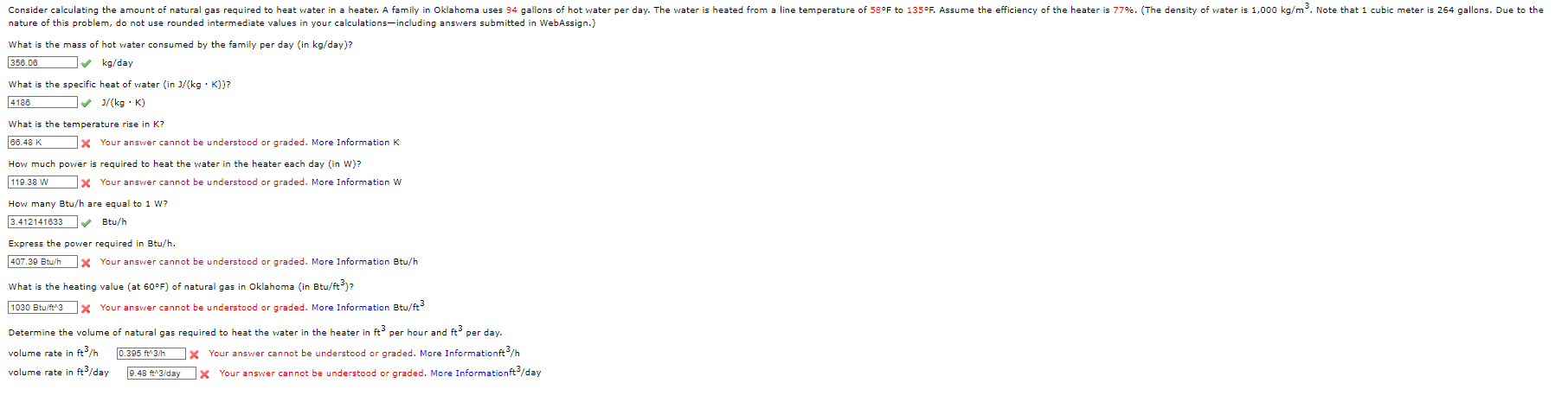Solved nature of this problem, do not use rounded | Chegg.com