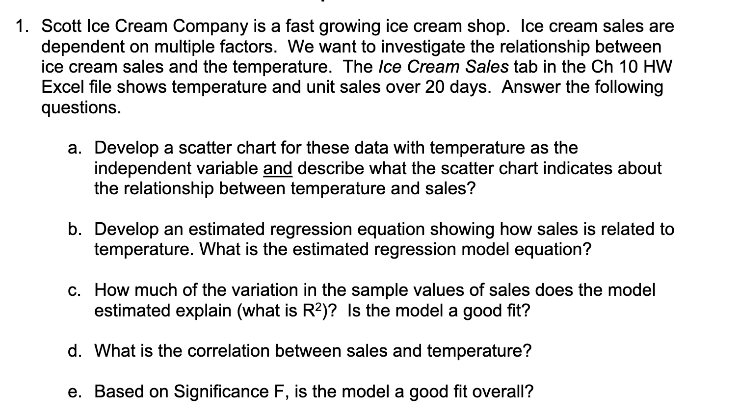 Solved Scott Ice Cream Company is a fast growing ice cream | Chegg.com