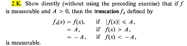 Solved 5 T Let F Be An X Measurable Function On X To R For