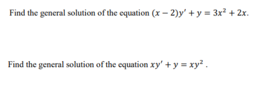 Solved Find the general solution of the equation | Chegg.com