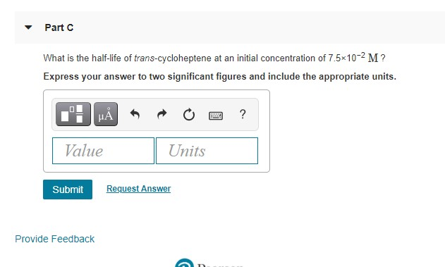 Solved Problem 12.63 Part A trans-Cycloheptene (CH2), a | Chegg.com