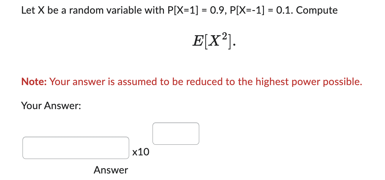 Solved Let X be a random variable with | Chegg.com