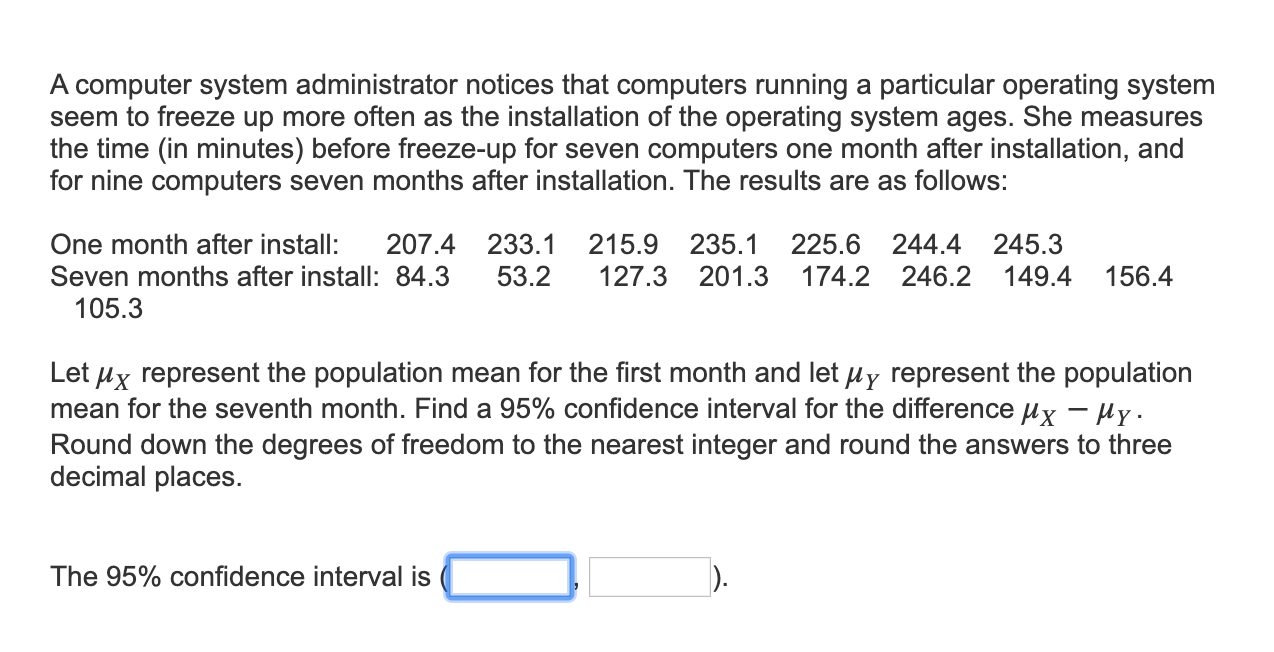 Solved A computer system administrator notices that | Chegg.com