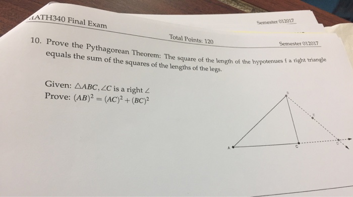 Pythagorean Theorem 2 Column Proof