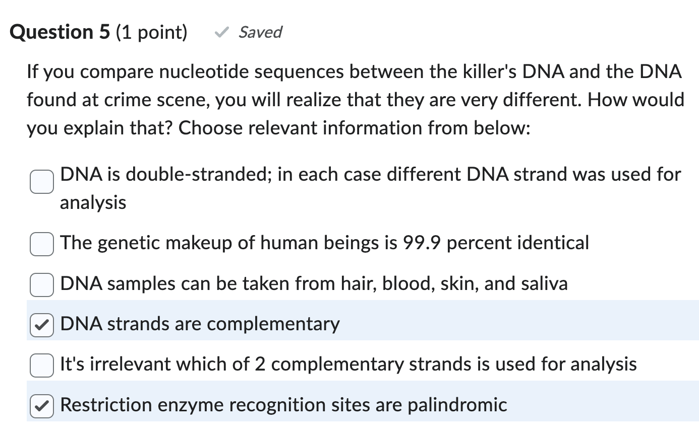 Solved If You Compare Nucleotide Sequences Between The 