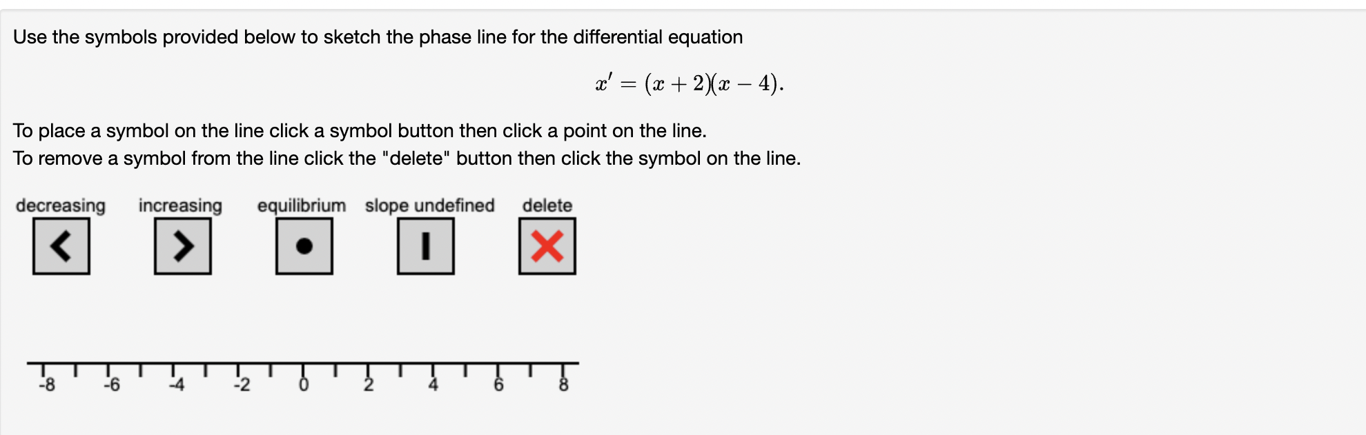 Solved Use the symbols provided below to sketch the phase | Chegg.com