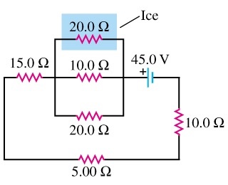 Solved For the circuit shown in the figure a 20.0-Ω resistor | Chegg.com