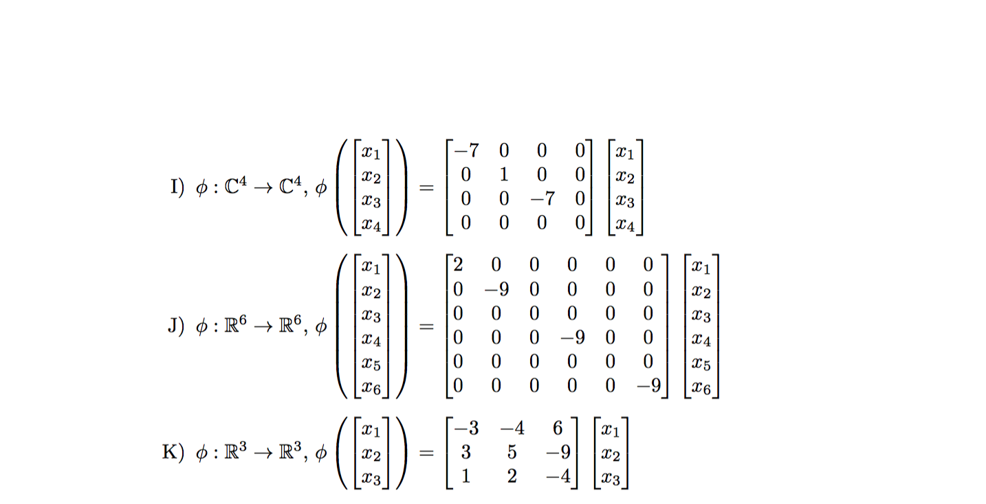 Solved Exercise 13.2.13. For the following matrix | Chegg.com
