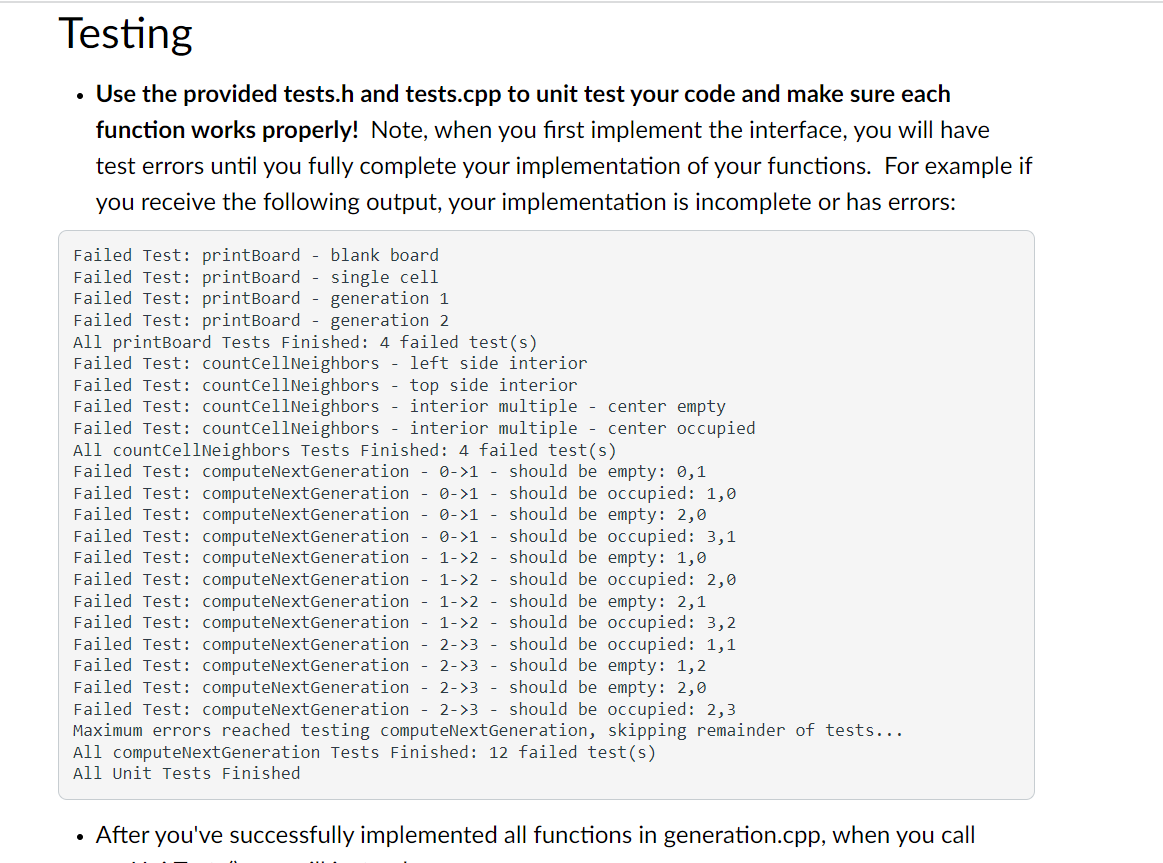 Solved Generations Simulation The simulation is played on a | Chegg.com