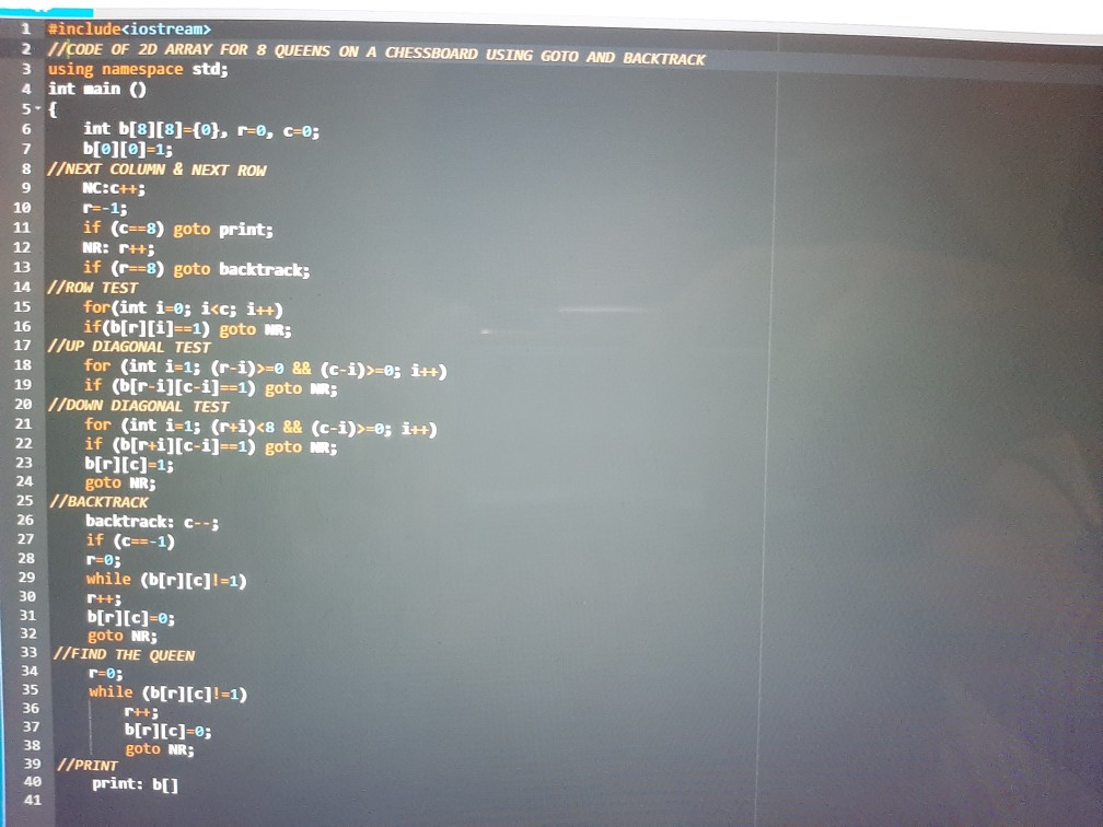 Solved 8 Queens on a ChessBoard For this assingment I have | Chegg.com