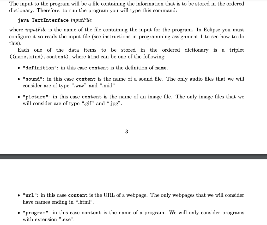Solved For This Assignment You Need To Implement An Ordered