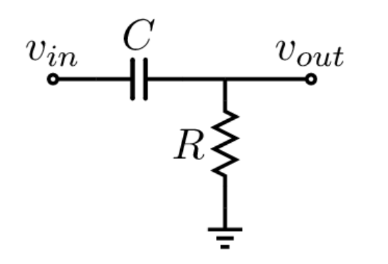 Solved Design the RC-filter shown in the Figure 2 so | Chegg.com