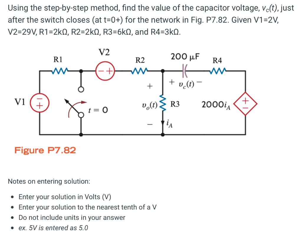 [Solved]: Using the step-by-step method, find the value of