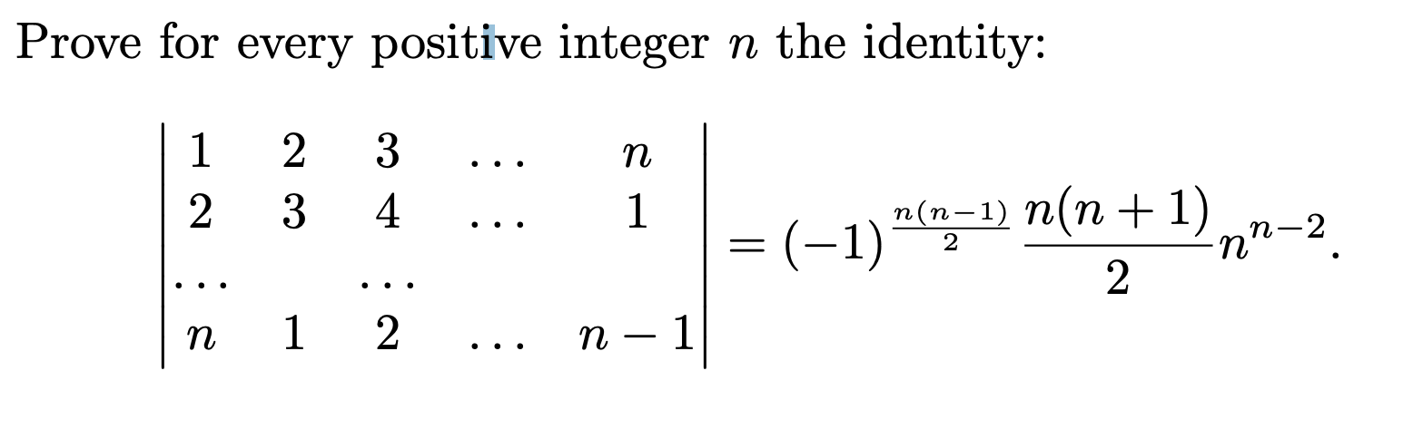 Solved Prove for every positive integer n the identity: 1 3 | Chegg.com