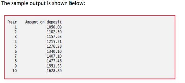 Solved Write C++ program to computes compound interest using | Chegg.com