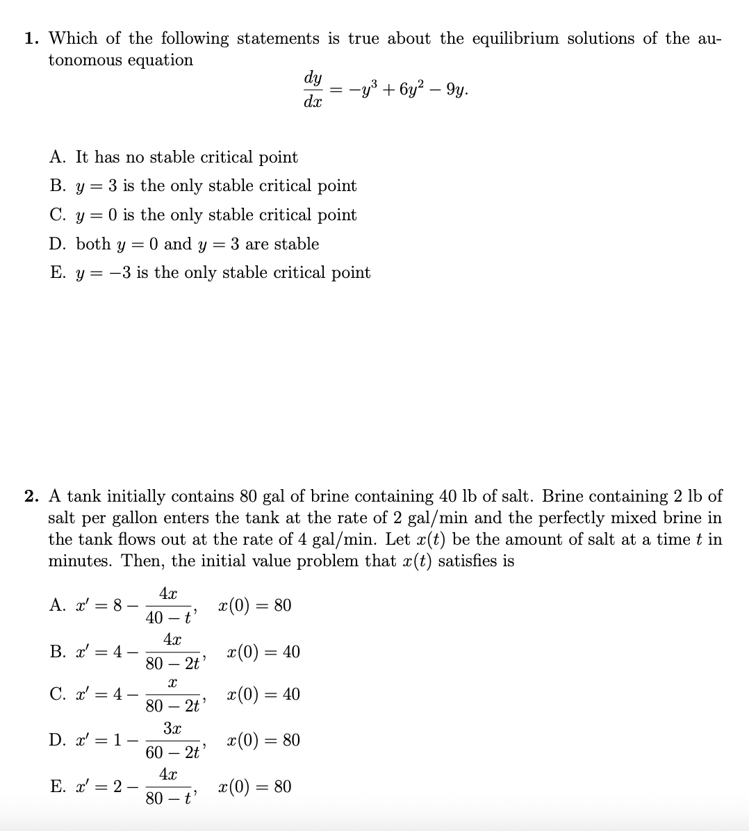 1. Which of the following statements is true about | Chegg.com