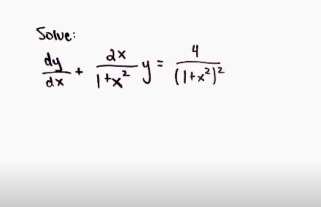 Solved 4 影 Solve: : dy + dx dx | x 於 -1°(1+X)* | Chegg.com