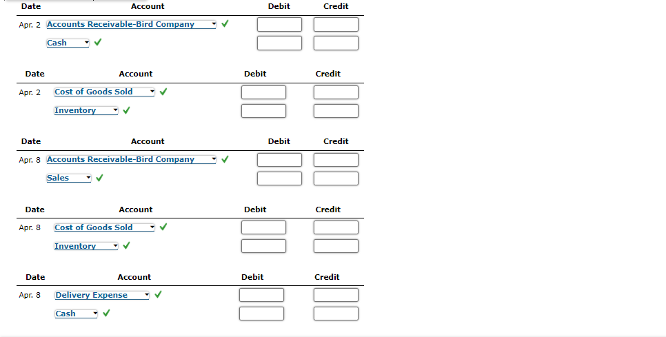 Solved Sales and purchase-related transactions for seller | Chegg.com