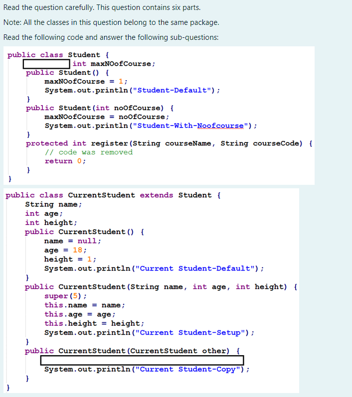 Solved Part-F: Which one(s) of the following methods CAN NOT | Chegg.com