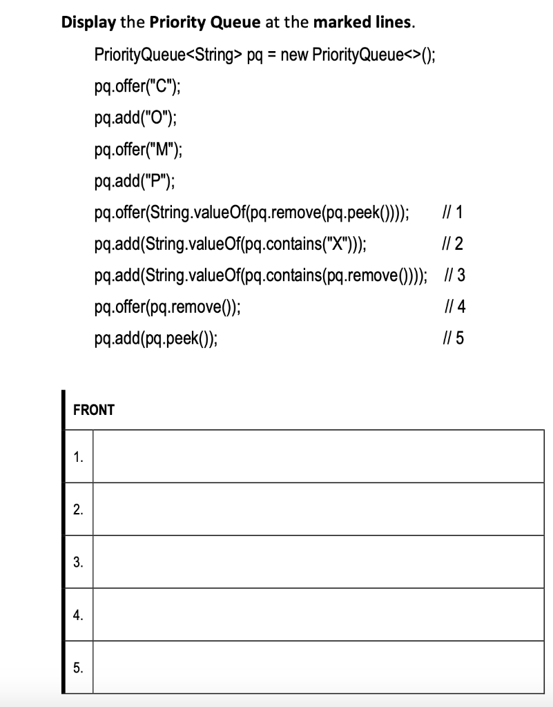 B.3 - 10 Points What is a priority queue? How does it | Chegg.com