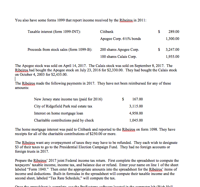 Solved Albert A. and Claire T. Ribeiro are married. They | Chegg.com