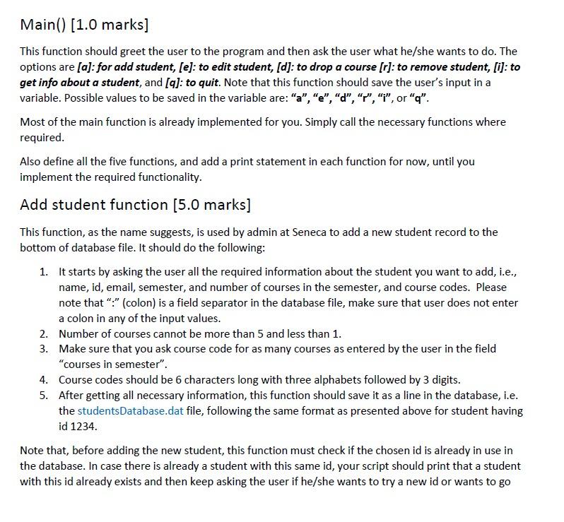 Solved def get students (file): students = {} with | Chegg.com