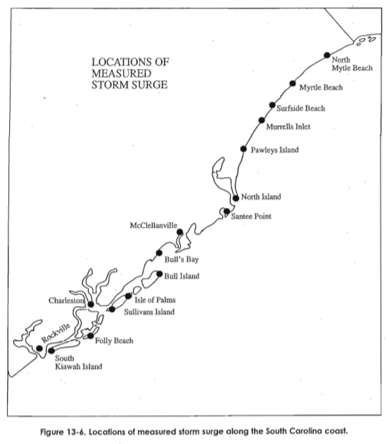 Solved Mark the areas of highest storm surge in Figure 13-6. | Chegg.com