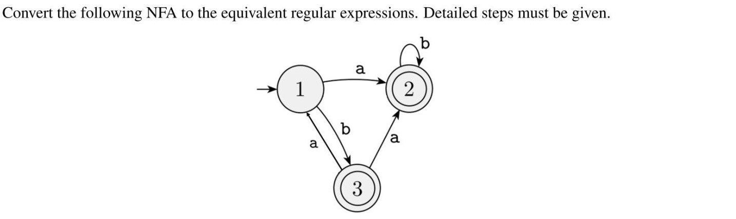Solved Convert the following NFA to the equivalent regular | Chegg.com